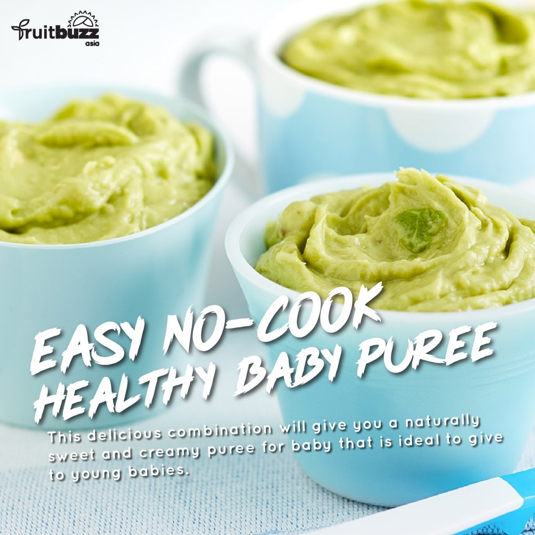 Easy No-Cook Healthy Baby Puree